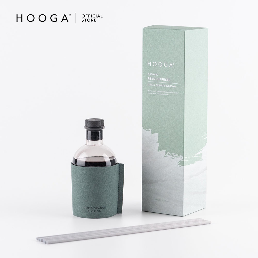 Hooga Reed Diffuser Earth Series 200ml | Shopee Singapore