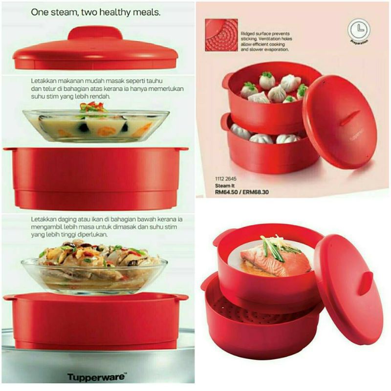 Steam It TUPPERWARE (Pengukus Moden) | Shopee Singapore