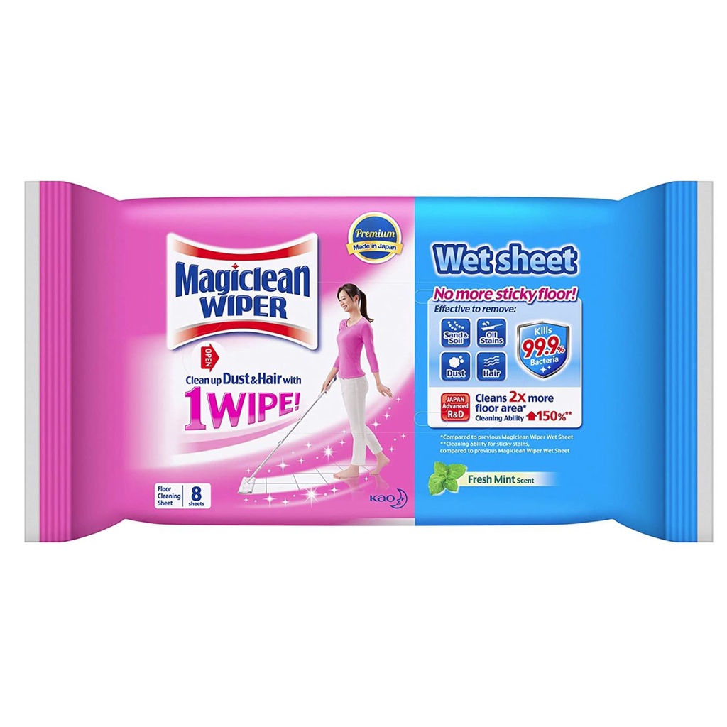 Magiclean Wiper Stick / Dry Sheet / Wet Sheet value pack | Shopee Singapore