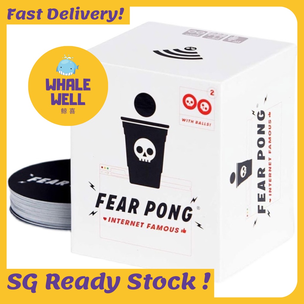 Drinking Game FEAR PONG by CUT.com Internet Famous Beer Pong Party Game ...