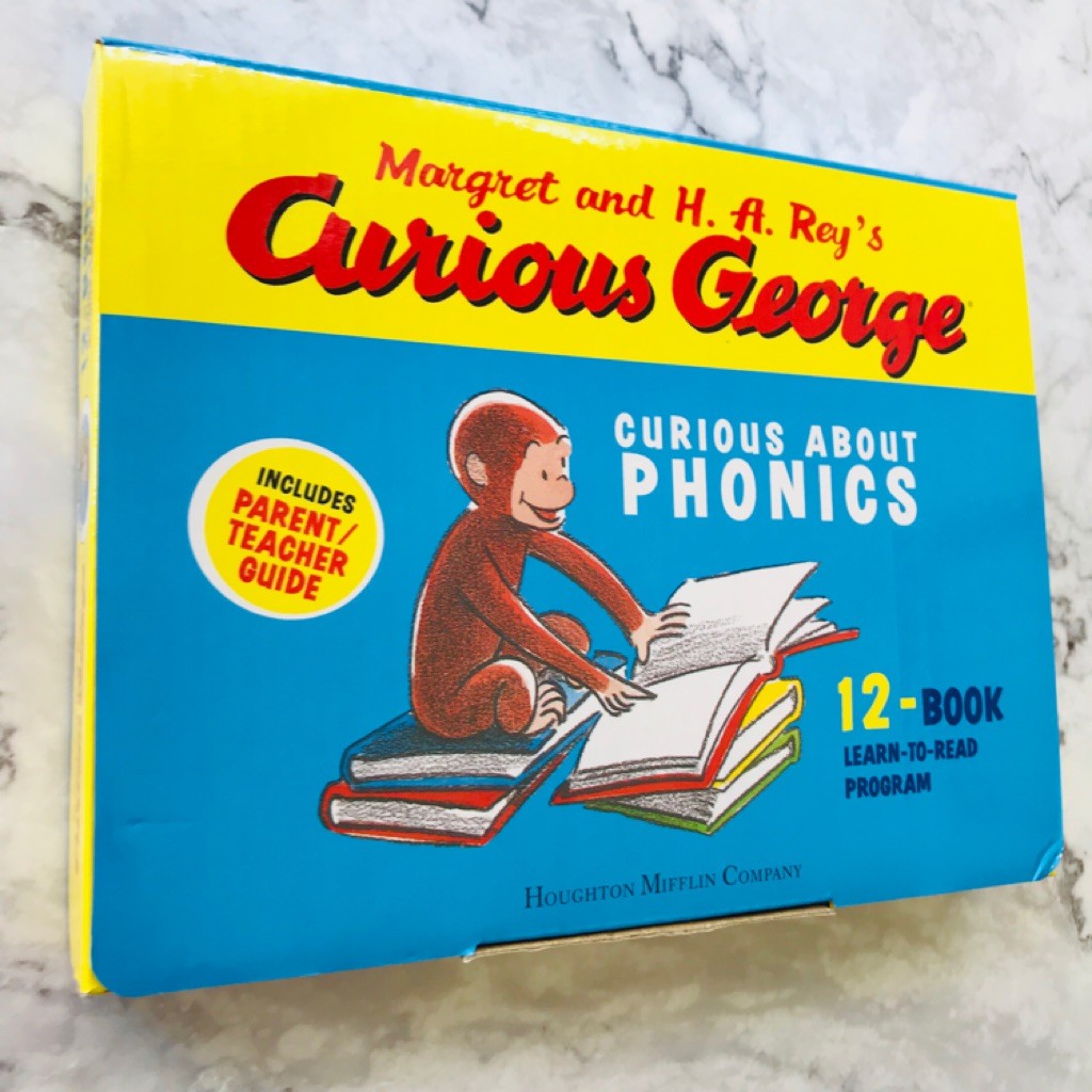 Curious George - Curious about Phonics (12 books) | Shopee Singapore