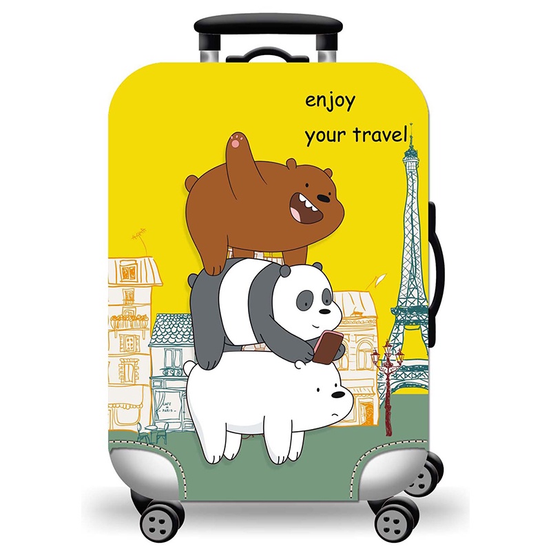 [SG Seller] Part 2 Elastic Travel Luggage Bag Protector Cover Suitcase ...