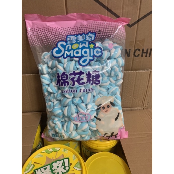 Marshmallow Cotton Foam Candy 1kg pack | Shopee Singapore