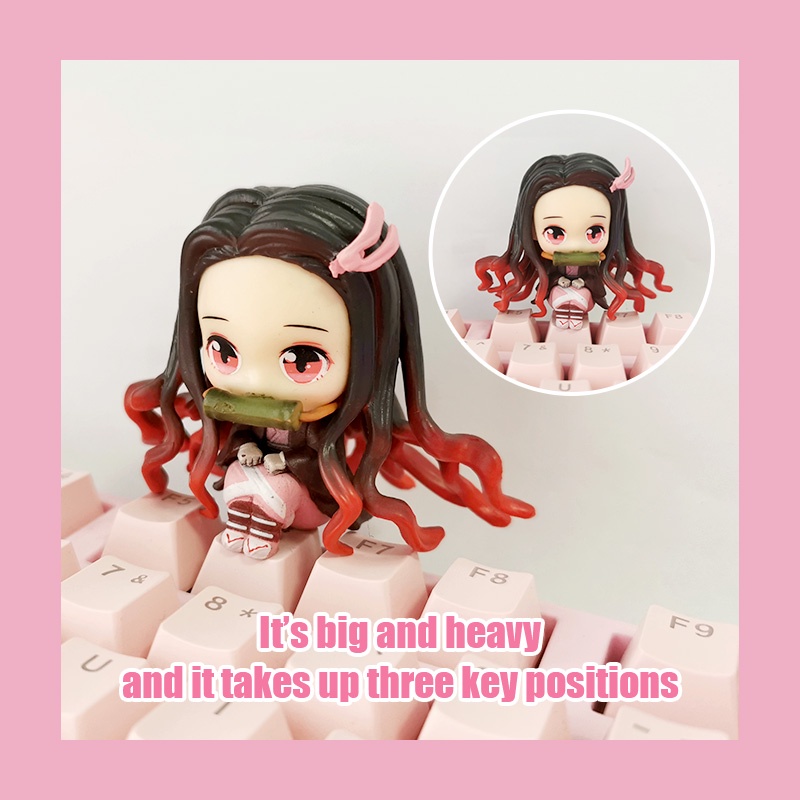 【Keycap】Demon Slayer Tanjiro Nezuko Mechanical Keyboard DIY Customized ...