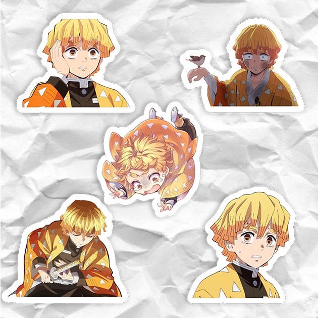 Zenitsu Sticker - Kimetsu No Yaiba | Shopee Singapore
