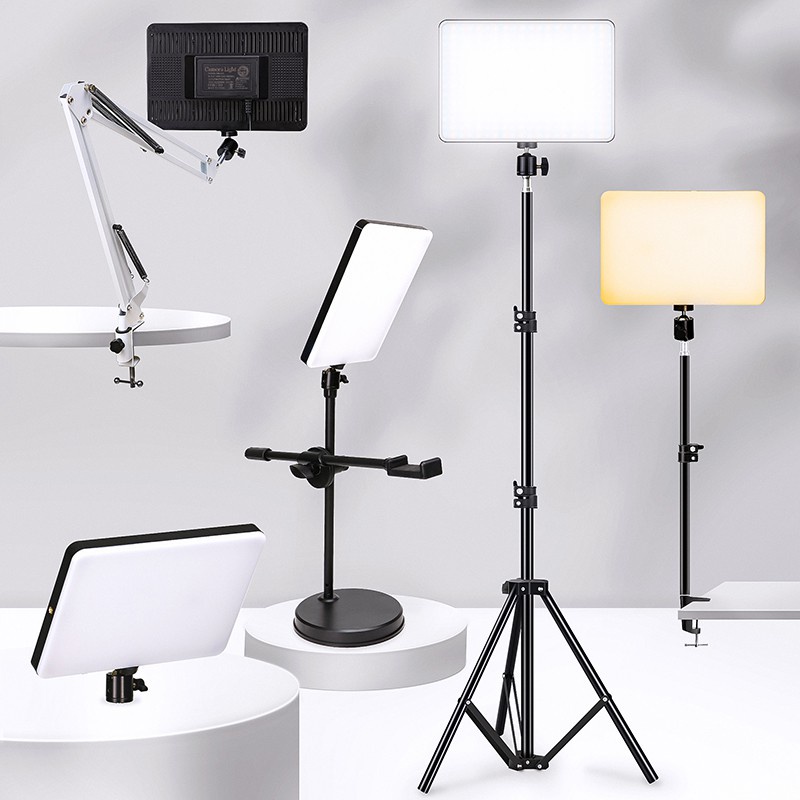 【konouyo】LED Video Light Dimmable Flat-panel Fill Lamp With Tripod ...