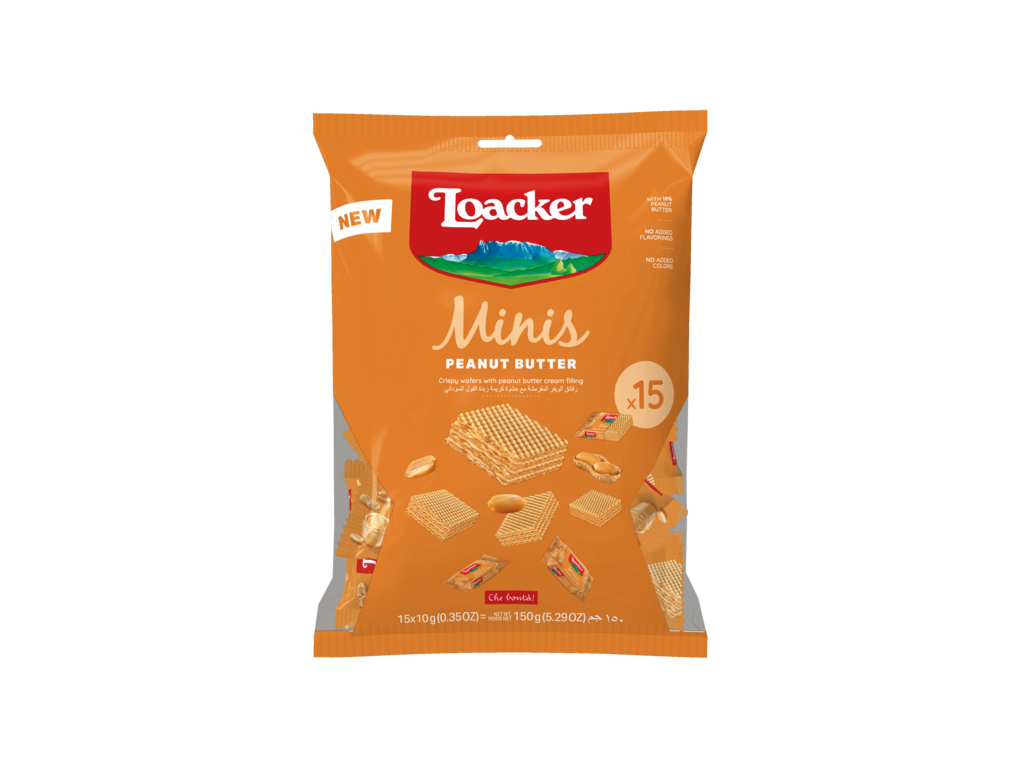 Loacker Classic Minis Peanut Butter, 150g [Italy] | Shopee Singapore