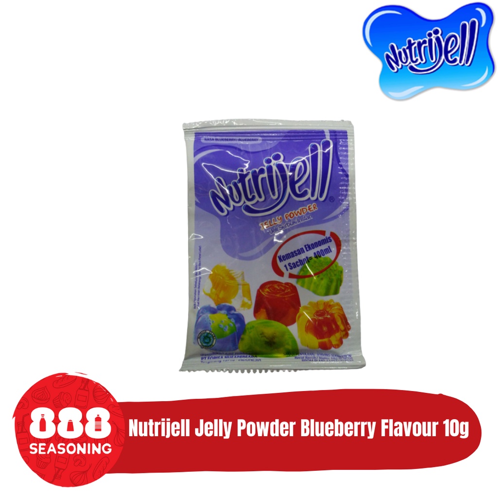 Nutrijell ECONOMIC BLUEBERRY/ BLUBERI FLAVOR JELLY POWDER 10g | Shopee ...