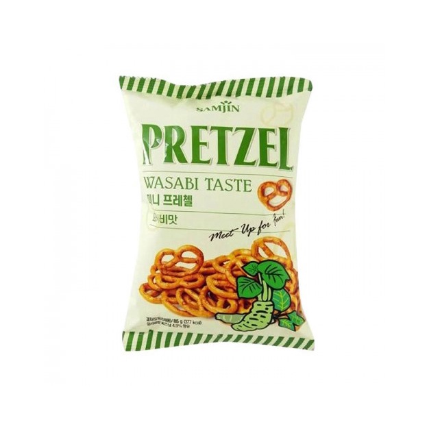 Samjin Pretzel Wasabi Taste 85G [Korean] | Shopee Singapore