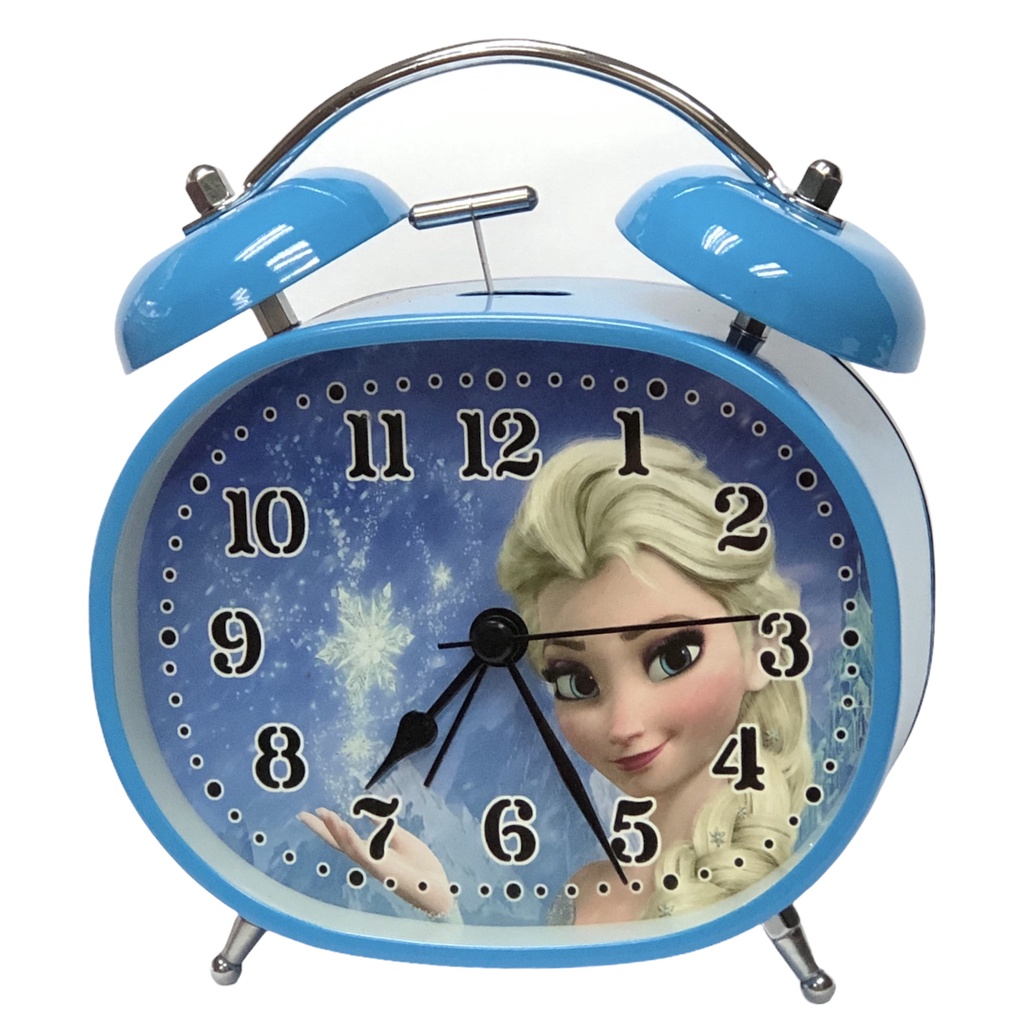 Disney Frozen Princess Elsa Alarm Clock DF6044 Blue | Shopee Singapore