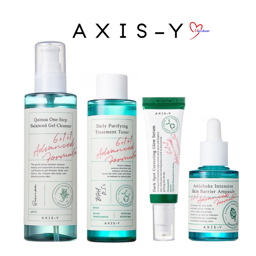 Axis-Y Set (Cleanser + Toner + Ampoule + Serum) | Shopee Singapore