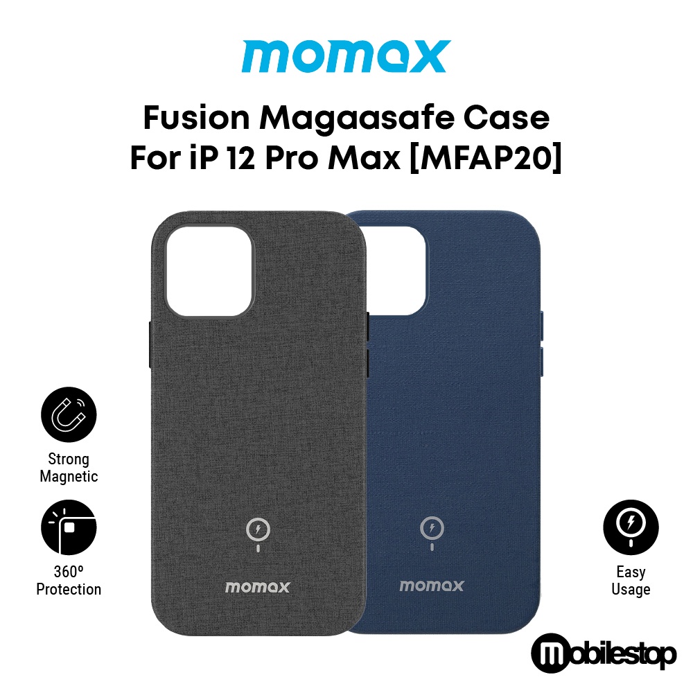 Momax MFAP20L Fusion Magaaa Safe Case for iP 12 Pro Max | Shopee Singapore
