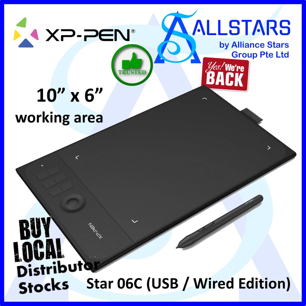 XP-PEN Star 06C Drawing Tablet (XPPen / XP-Pen / XPPEN) (support ...