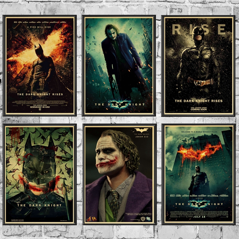 Vintage DC Comics Batman Poster Good Quality Painting RetroPoster Kraft ...