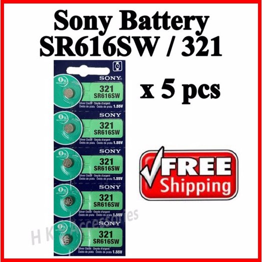 [SG Seller] Watch Battery SR616SW LR616 321 GP321 D321 SR65 SR618 SR616 ...