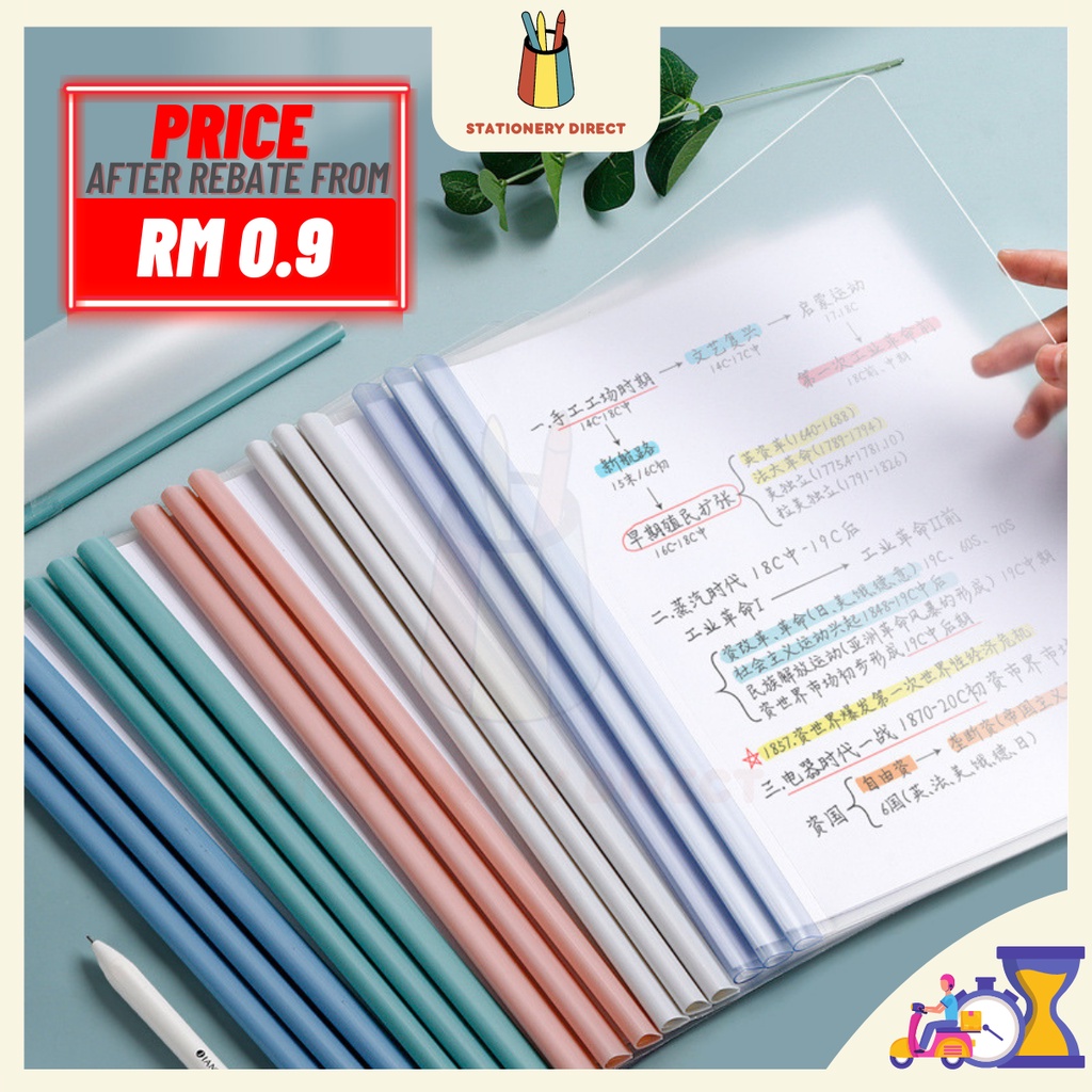 PVC Slide Binder A4 Report Cover/Slide Binder File/Slot File A4 ...