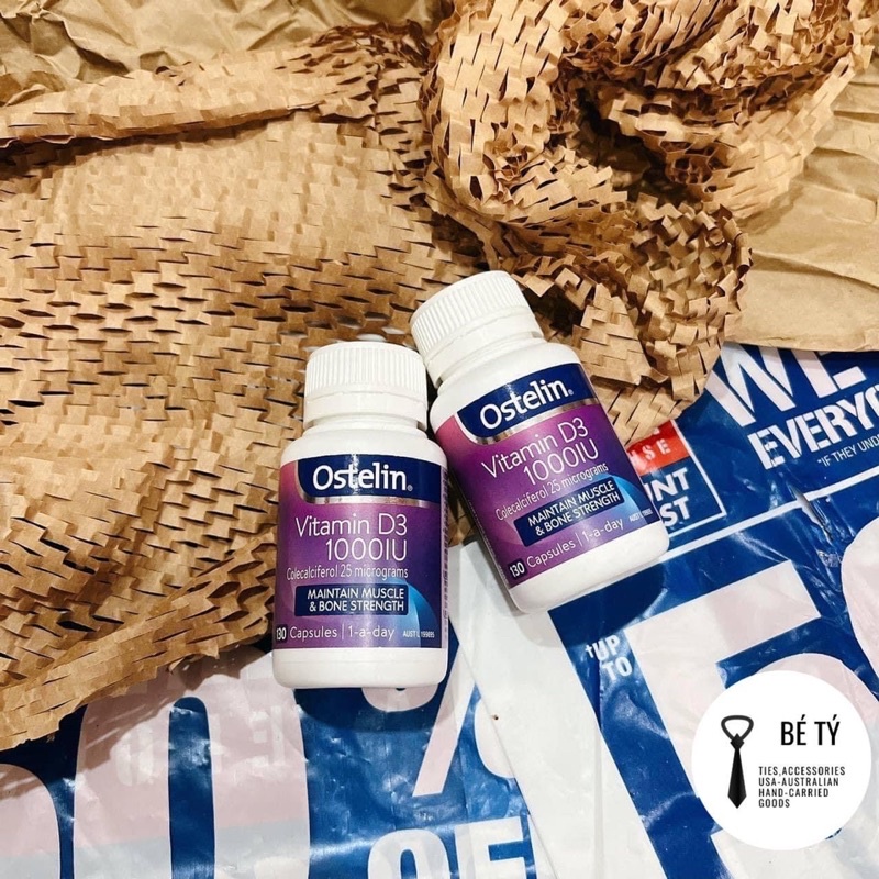 Ostelin Vitamin D3 1000IU Oral Tablet - Genuine Australia (Box of 130 ...