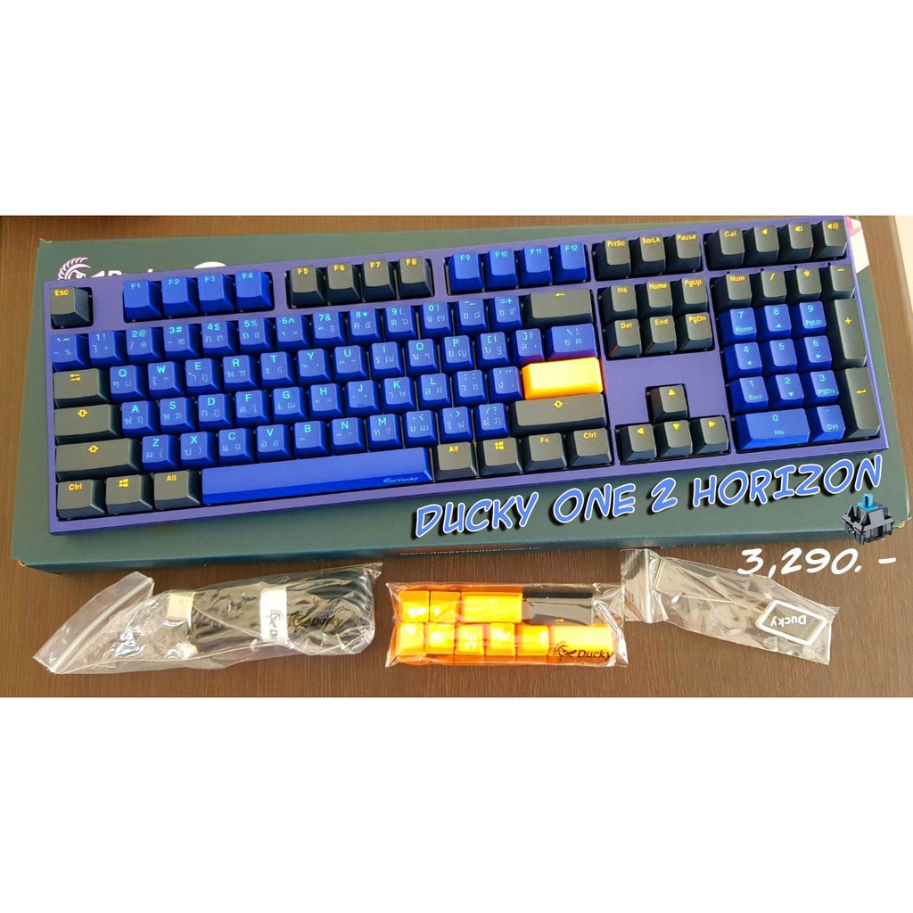Ducky One 2 Horizon 2-Tone Keycaps [PBT Double-shot]/ (Th/En) | Shopee ...