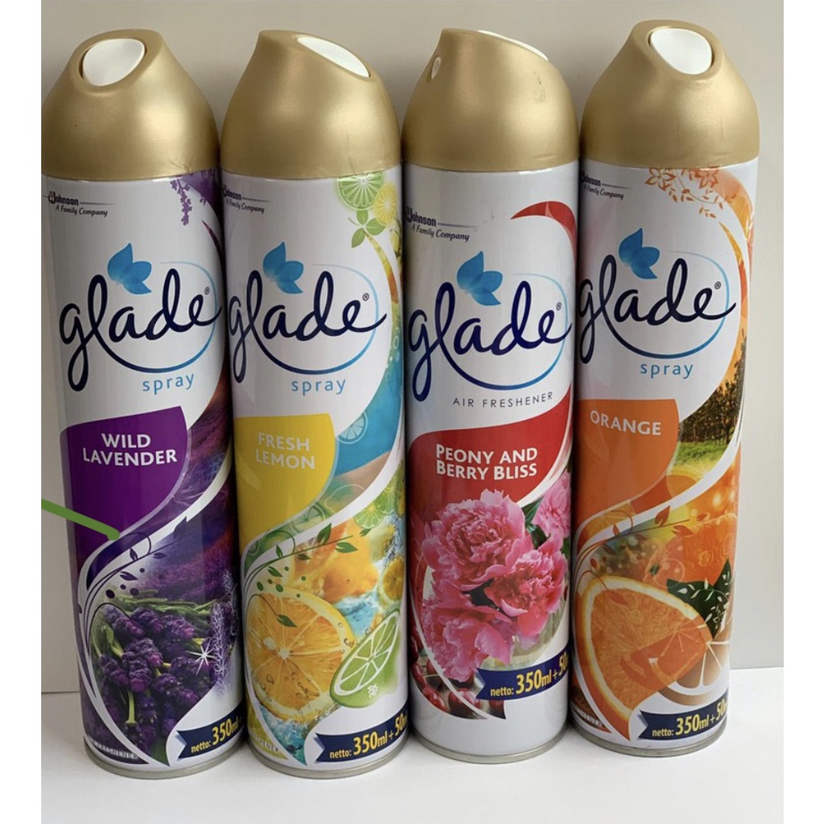  Glade Aerosol Air Freshener Fresh Lemon Spray Peony And Berry Bliss