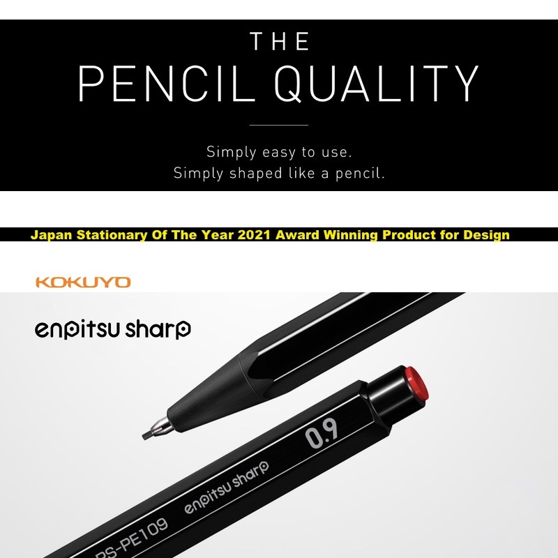 KOKUYO Enpitsu Sharp Simple style Mechanical Pencil, Made In Japan ...