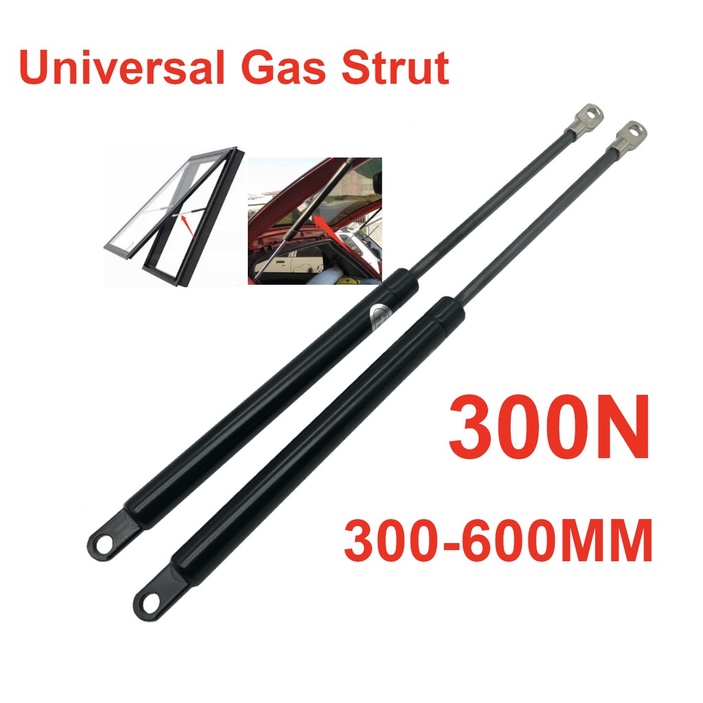 2x 300n 30kg 300 600mm Universal Car Struts Front Bonnet Hood Rear