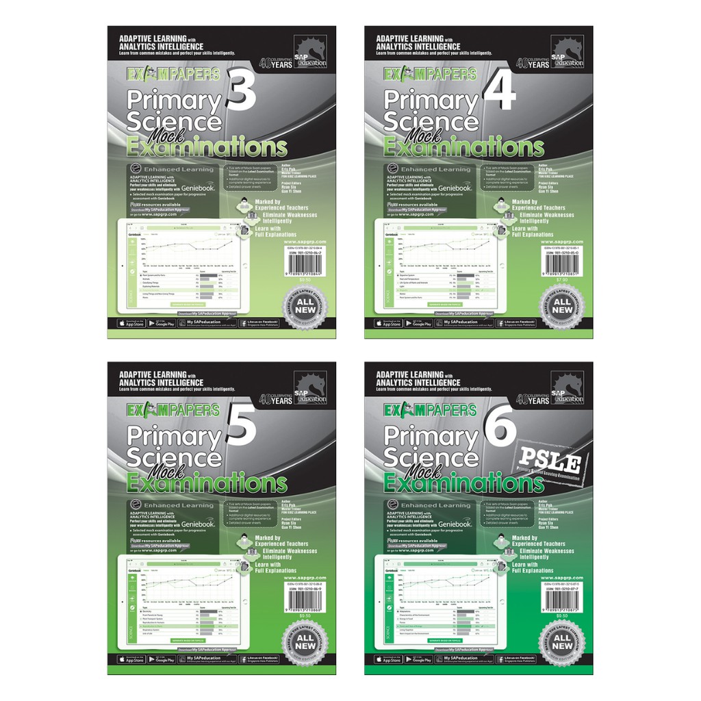 Primary Science Mock Examinations Book 3 - 6 | Revision | Primary ...