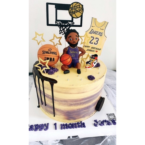 Basketball themed birthday cake - Lebron James | Shopee Singapore