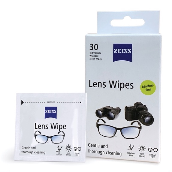 ZEISS Lens Cleaning Wipes for Spectacle lenses & Camera | Shopee Singapore