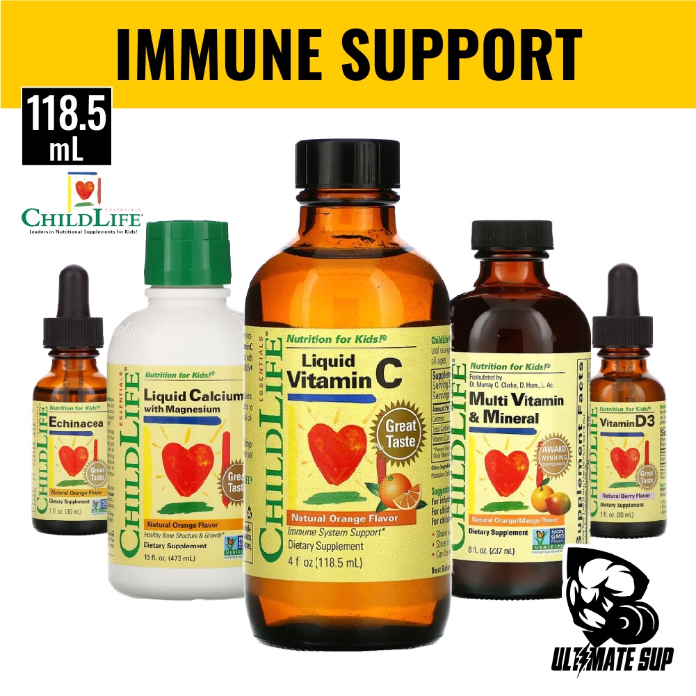 ChildLife, Essentials, Liquid Vitamin C Nutrition for Kids, Support ...