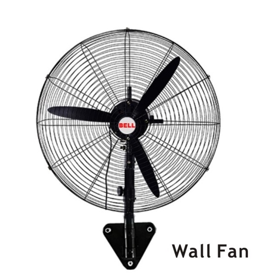{SG seller} Bell industrial wall fan (26 inch) Wall Fan 1/2/3 RPM Speed ...