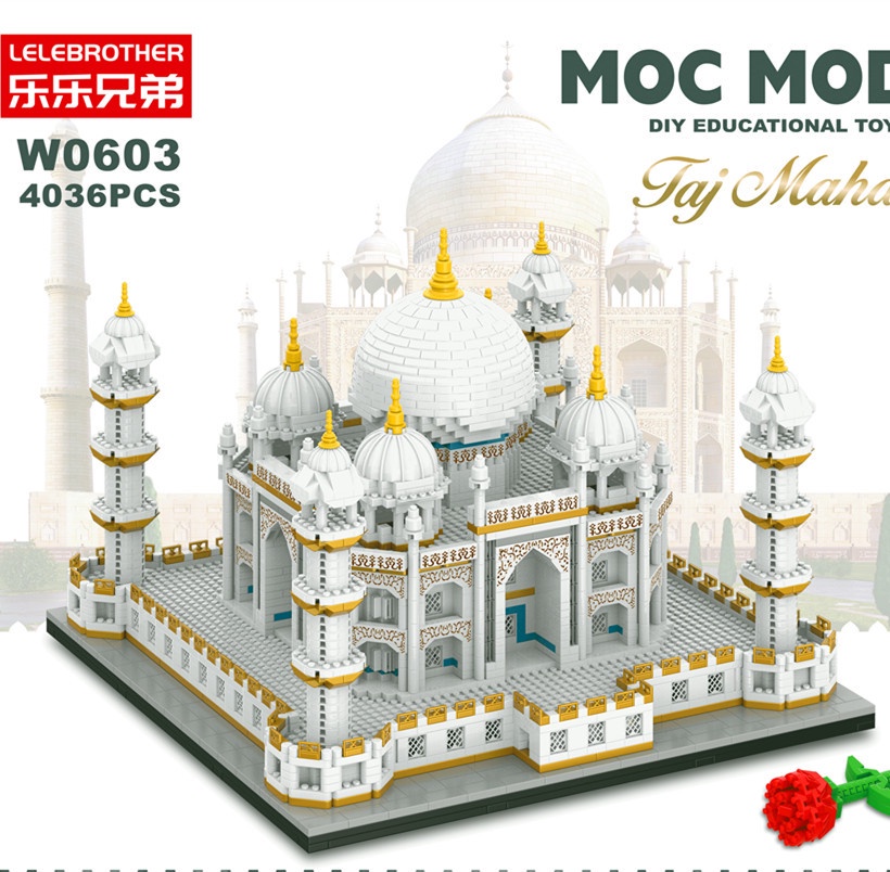 AO Home Taj Mahal Jigsaw Puzzle Nano Blocks Castles Building Blocks ...