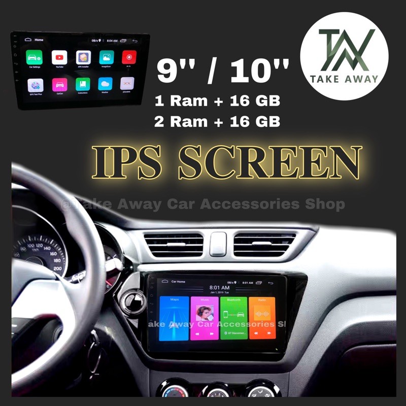 9 inch 10 inch 2Ram + 16GB T2 8227 Android Player System video out IPS ...