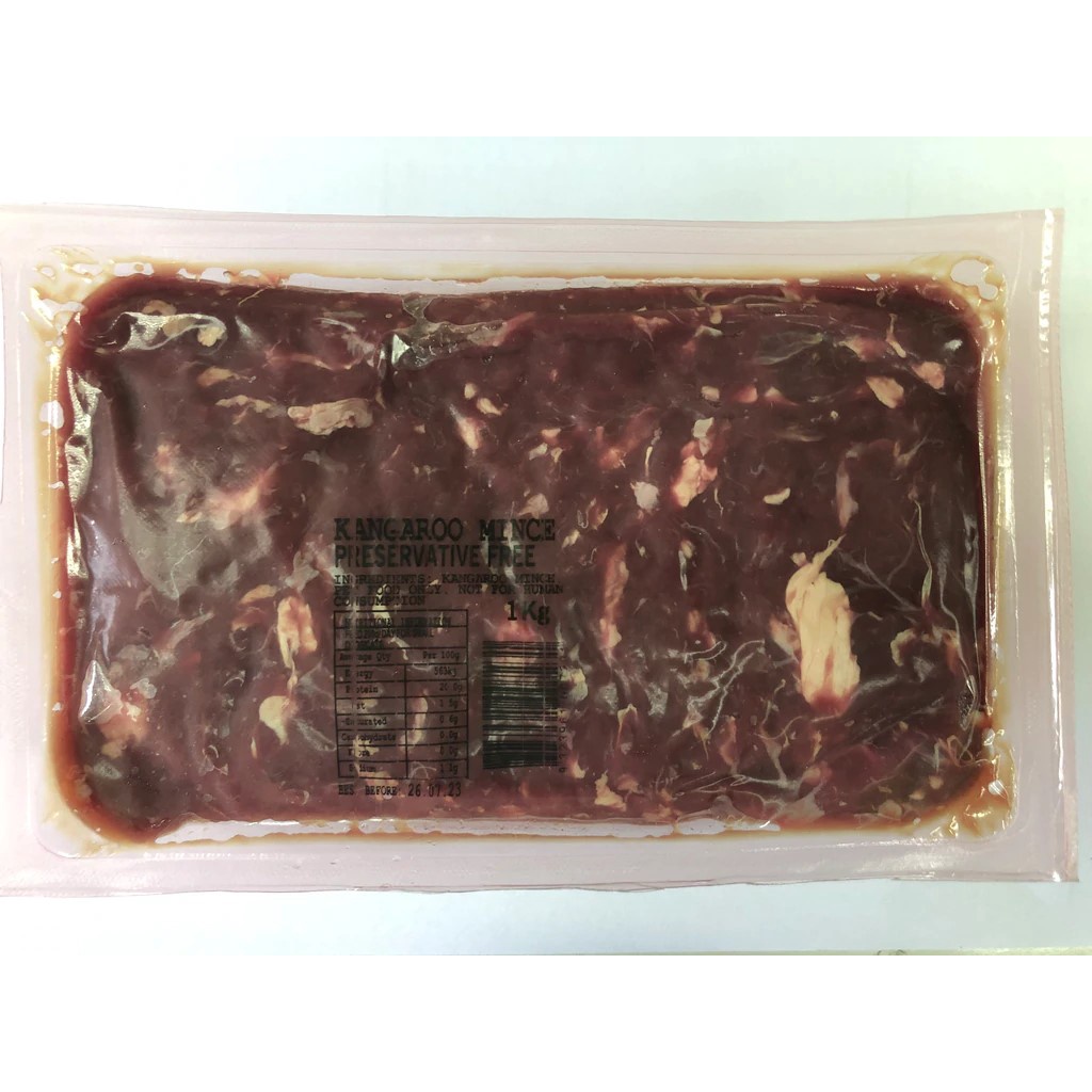 Dog Preservative Free Kangaroo Mince (1kg) | Shopee Singapore