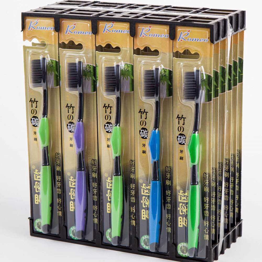 Bamboo charcoal household toothbrush soft hair toothbrush 1 pcs ...