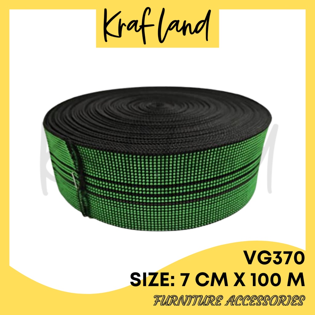 [100m] 70mm High Strength Upholstery Elastic Webbing Tape Bandage ...