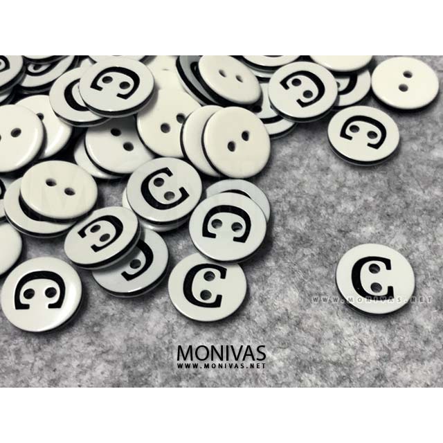 Capital Letter C Plastic Alphabet Buttons DIY Sewing Crafting ...