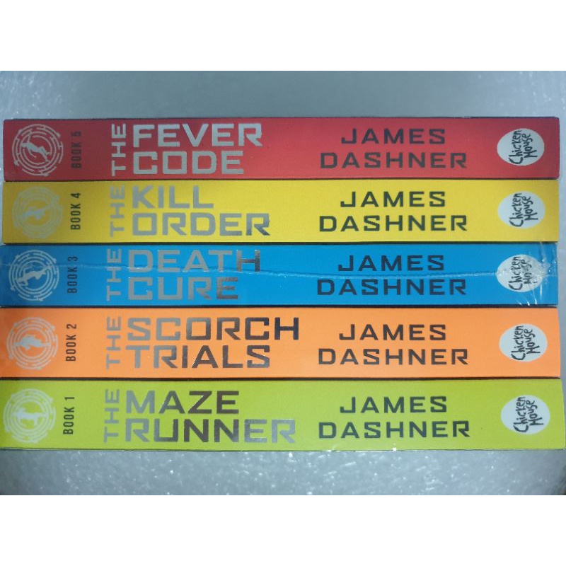 (Sealed) The MAZE RUNNER Series by James Dashner (Eng.version Complete ...