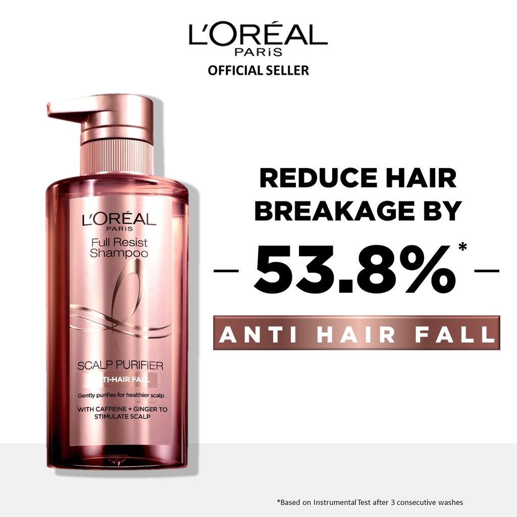L'Oreal Paris Full Resist Anti Hair-Fall Shampoo 440ML | Shopee Singapore