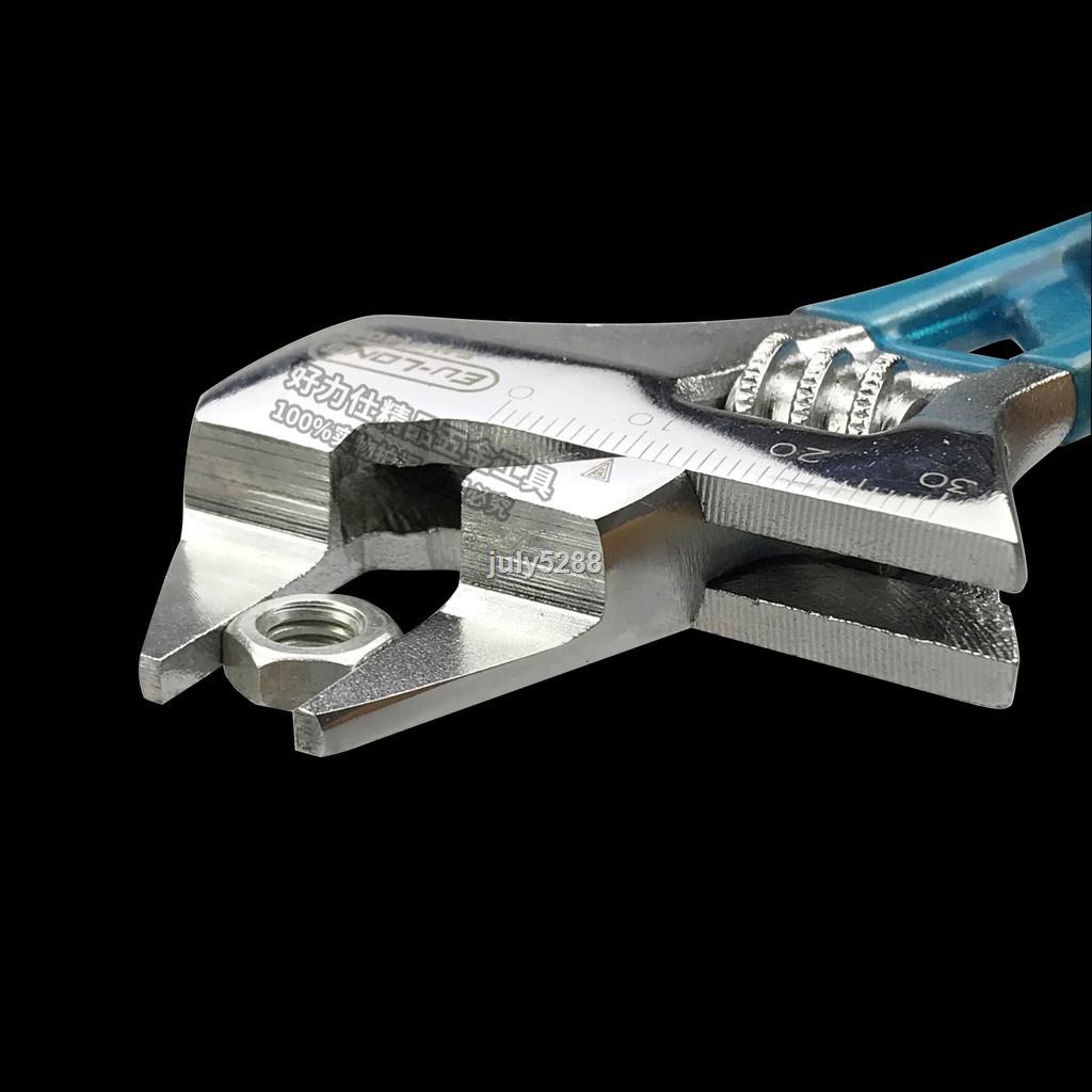 ⊕ Thin-End Wrench Mini Adjustable Wrench Ultra-Thin-End Large-End Small ...