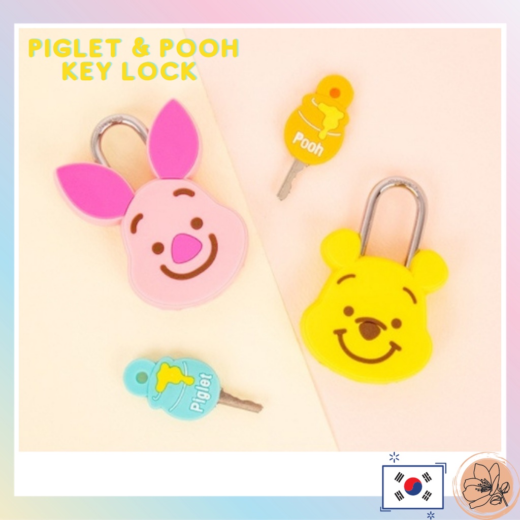 Disney Winnie the Pooh Piglet & Pooh Key Lock | Shopee Singapore