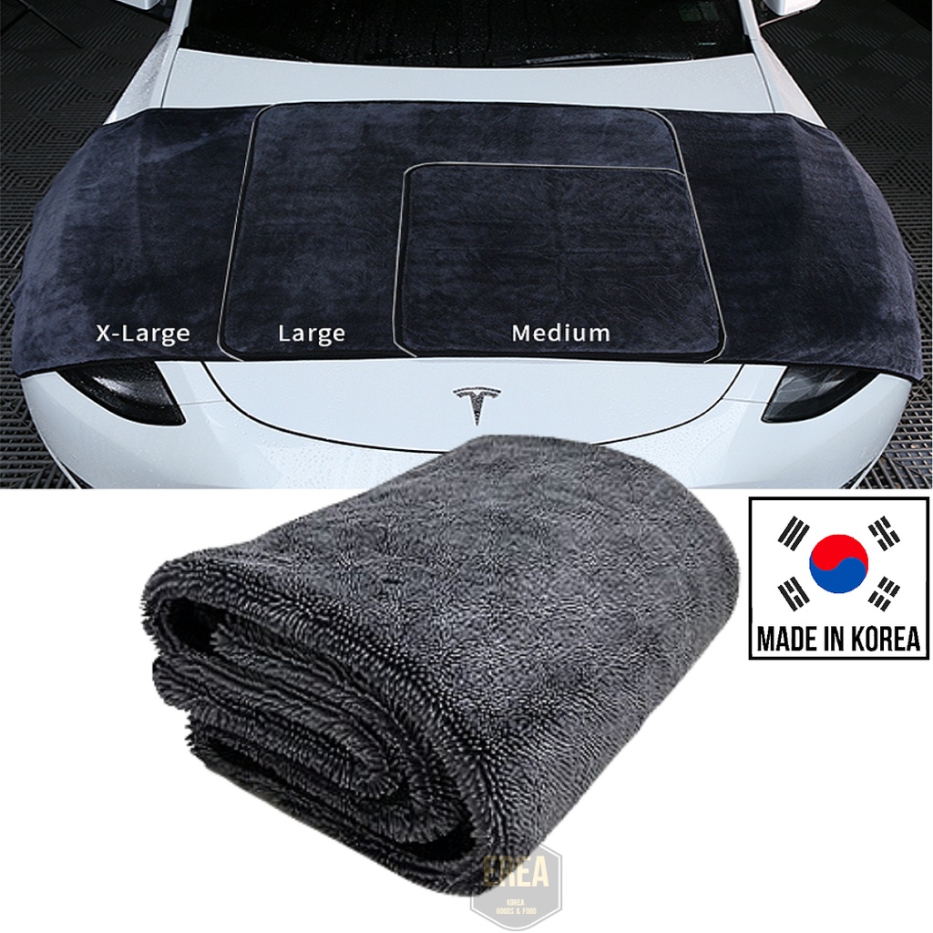 Premium Microfiber car drying towel cloth free from scratch and swirl ...