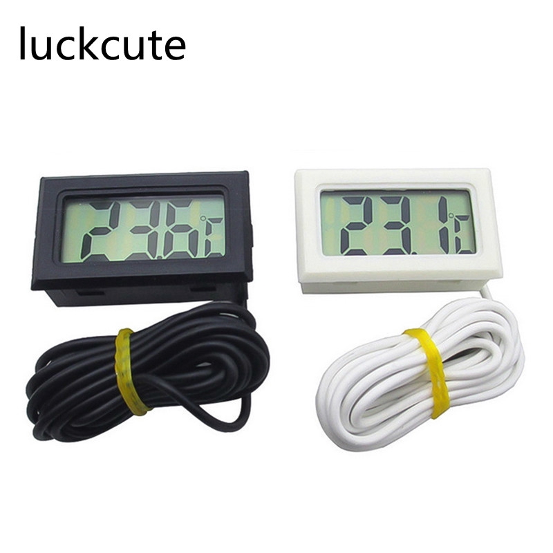 Digital Thermometer Mini LCD Display Meter Fridges Freezers Coolers ...