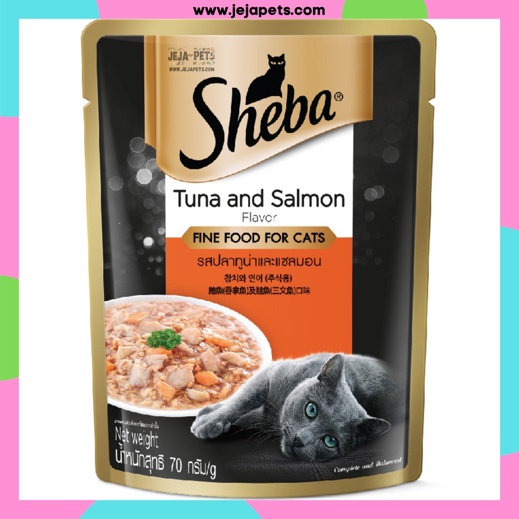 Sheba Assorted Flavor Pouch Cat Food - 70g (12 packs / 24 packs / 48 ...