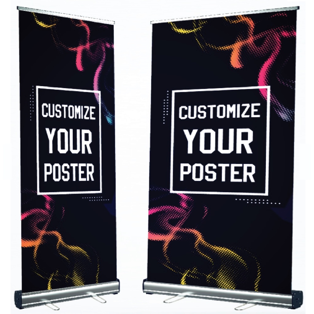 [SG] CUSTOMISABLE PULL UP / ROLL UP BANNER POSTER PRINT PRINTING ...