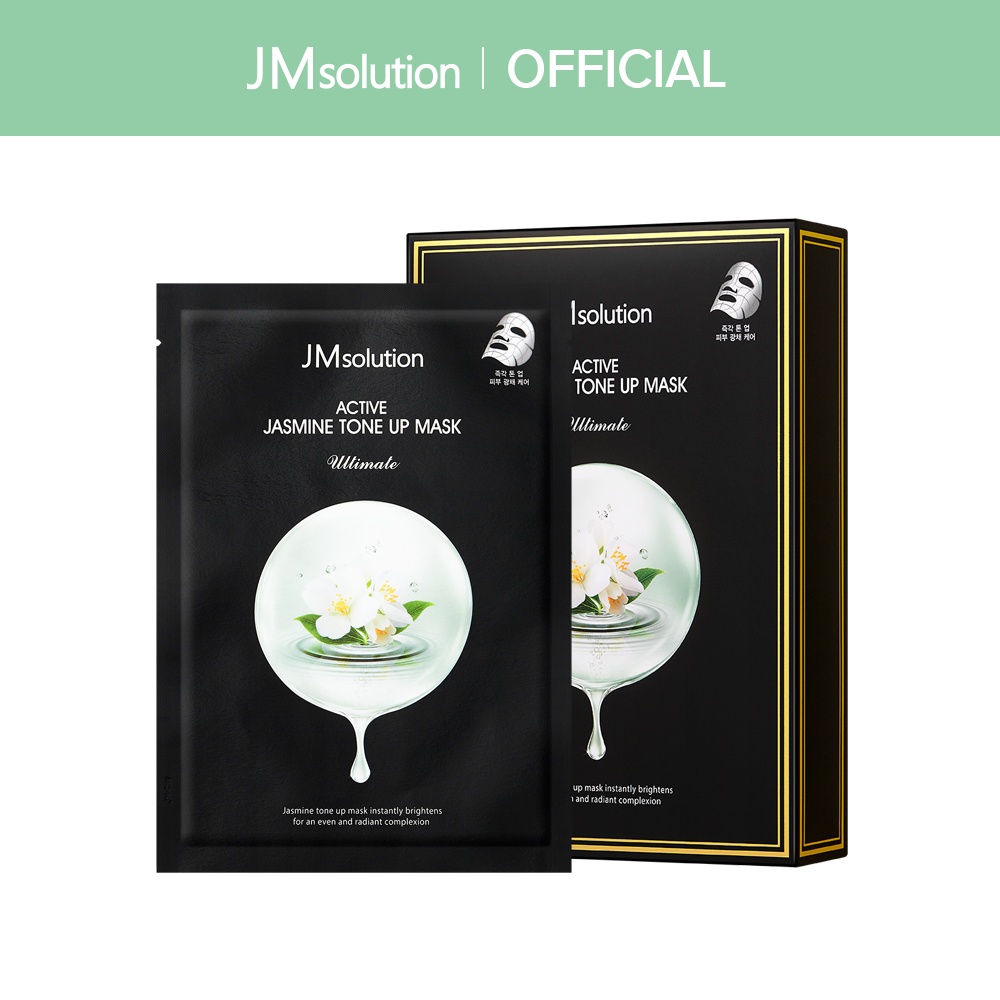 [JMsolution] active jasmine tone up mask ultimate (10sheets) | Shopee Singapore
