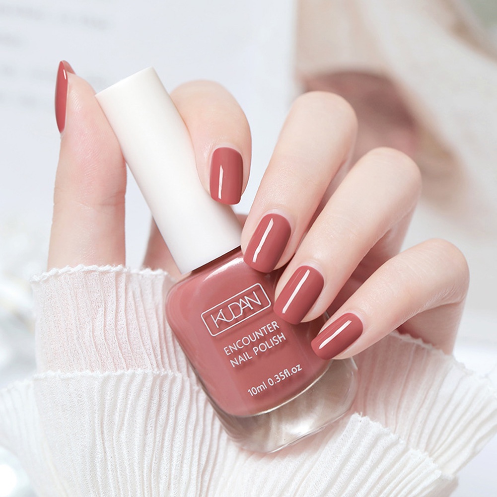 Kudan Water-based Nail Polish No-bake Long-lasting Quick Dry Tearable ...