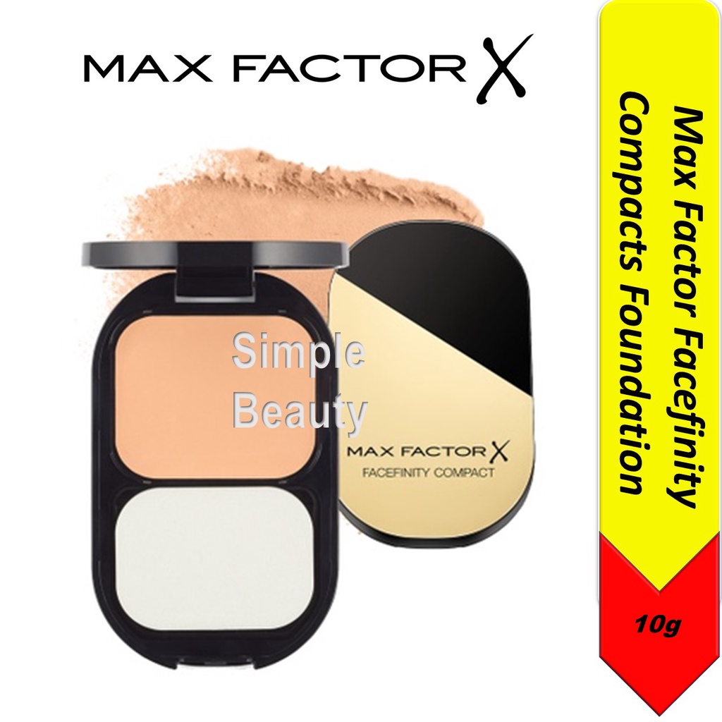 Max Factor Facefinity Compact Foundation, 10g | Shopee Singapore