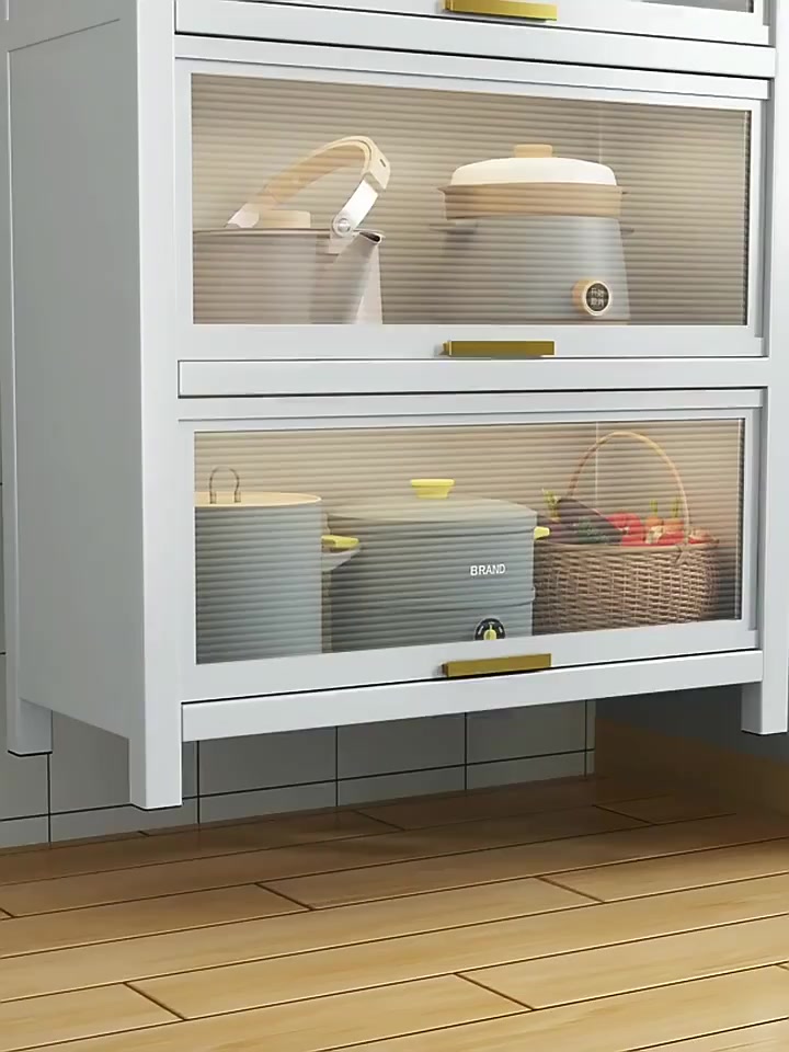 kitchen storage cabinet home locker with door Dust-proof locker ...