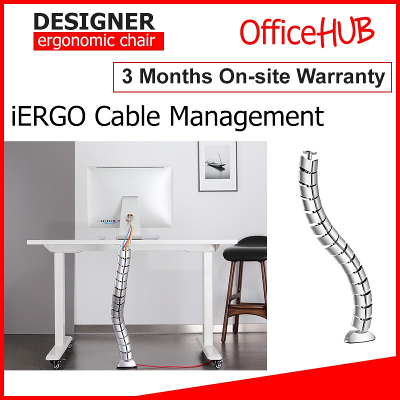 OFFICEHUB Cable Management ★ Wire Organizer ★ Snake Cable Spine ★ Wire ...