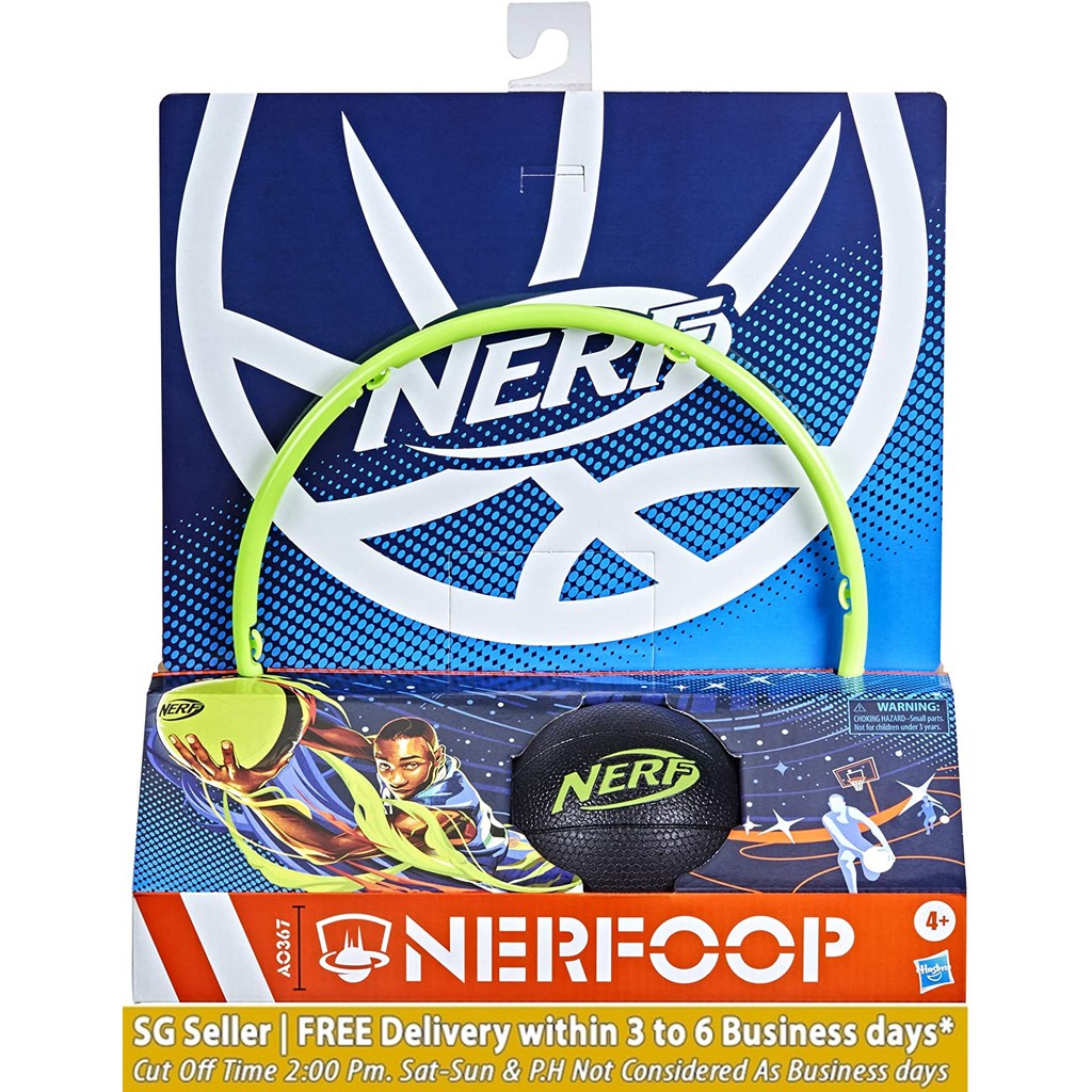NERF Nerfoop -- The Classic Mini Foam Basketball and Hoop | Shopee ...
